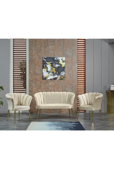 Hilal Papatya Çay Seti Koltuk Takımı Hilal Papatya Çay Seti Koltuk Takımı