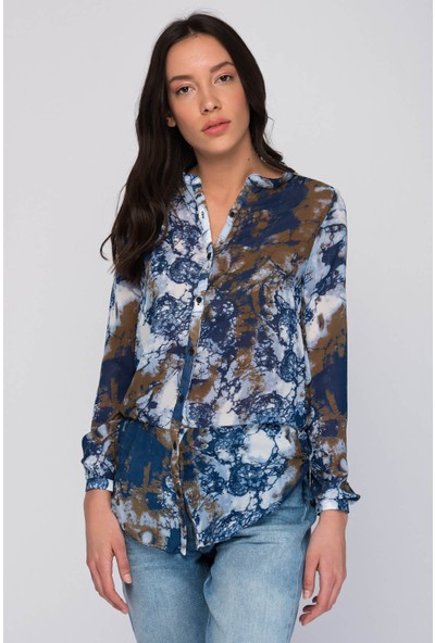 Lee Cooper 182 Lcf 241010 Sasha Bayan Desenli Uzun Kol Gömlek S Lee Cooper 182 Lcf 241010 Sasha Bayan Desenli Uzun Kol Gömlek S