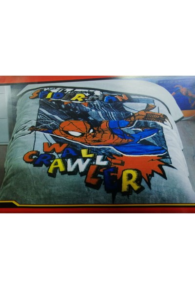 Özdilek Peluş Lisanslı Spiderman Baskılı Tek Kişilik Battaniye