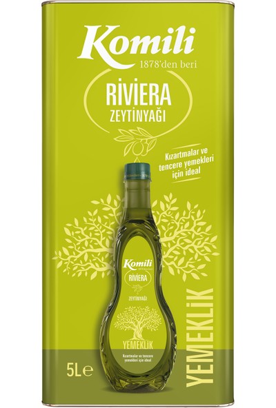 Komili Riviera Zeytinyagi 5 LT Komili Riviera Zeytinyagi 5 LT
