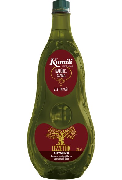 Komili Lezzetlik Meyvemsi Natürel Sızma Zeytinyağı 2 lt
