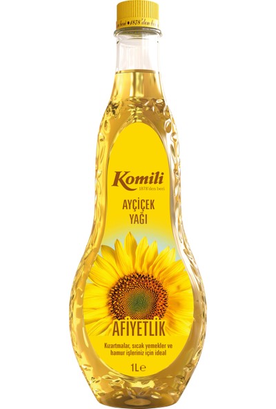 Komili Ayçiçek Yağı 1 lt
