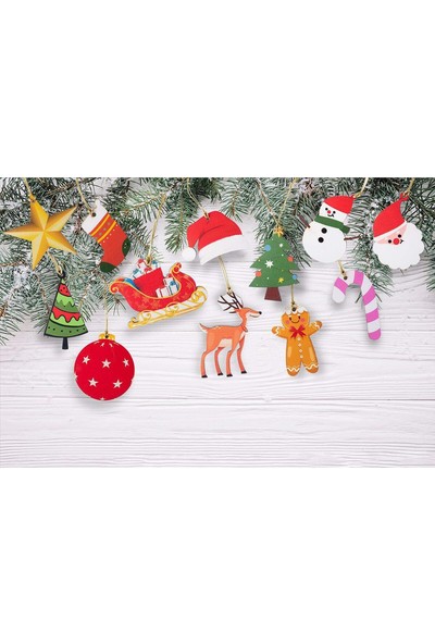 Laviyosa Yılbaşı Ağacı Süsleri Paketi ( 12 Adet Süs)
