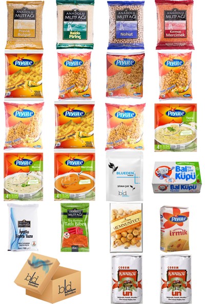 Blueden Kumanya Yardım Paketi 22 Parça 123 Nolu Paket Blueden Kumanya Yardım Paketi 22 Parça 123 Nolu Paket