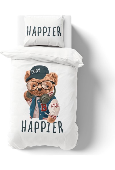 Tuğba Kuğu Pamuk Saten Tek Kişilik Nevresim Takımı - Young Tuğba Kuğu Pamuk Saten Tek Kişilik Nevresim Takımı - Young