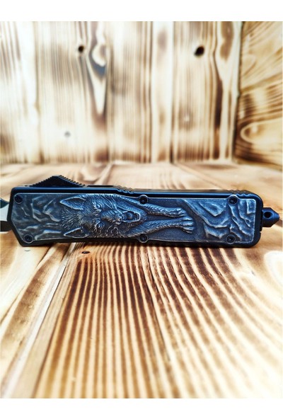 Columbia Microtech Wolf Sustalı Bıçak Otomatik Çakı Süper