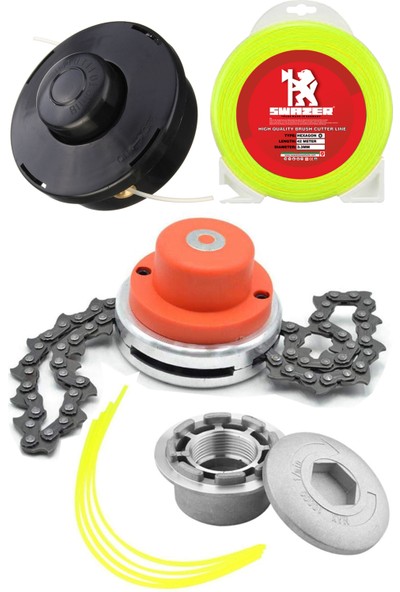 Swazer Misina Ip Örümcek Misina Canavar Başlık ve Misina Başlık