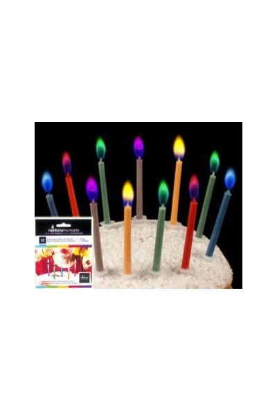 Al Sepete Avm Renkli Alevli Yanan Pasta Mumu 12 Adet Al Sepete Avm Renkli Alevli Yanan Pasta Mumu 12 Adet