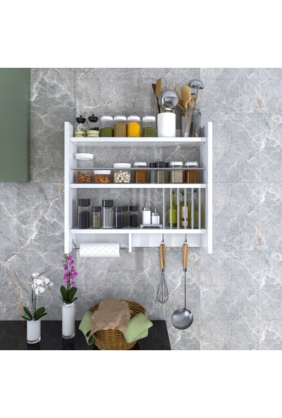 Ankaflex Mutfak Düzenleciyi Baharatlık Büyük Boy 55x 60 cm Mutfak Rafı Ankaflex Mutfak Düzenleciyi Baharatlık Büyük Boy 55x 60 cm Mutfak Rafı