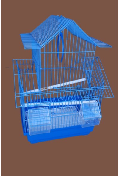 Dayang Çinevi Kafes Renkli 30X23X46 Mavi