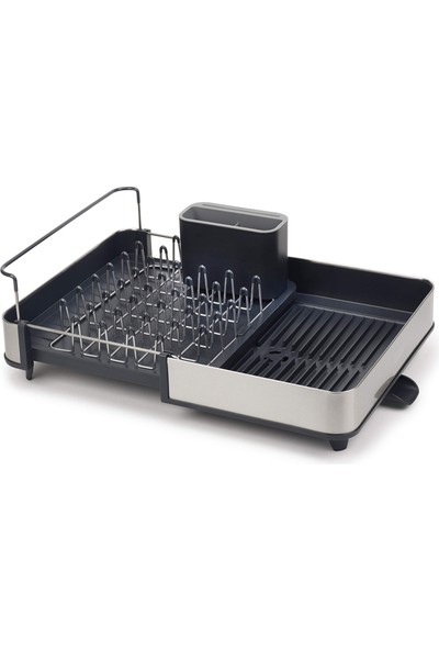 Joseph Joseph Çizilmeye Dayanıklı Uzatılabilir Çift Parçalı Bulaşıklık - Siyah/Gri (Yurt Dışından)