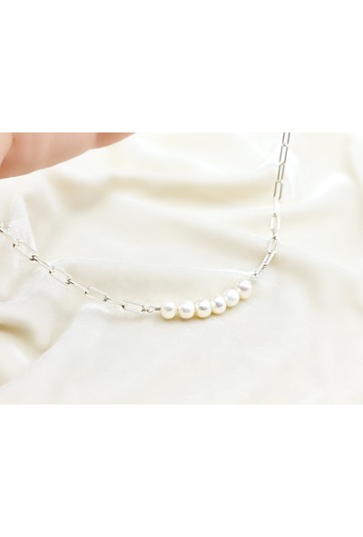 Es Silver Jewellery Essilverjewellery Tasarım Tatlısu Inci Kadın Kolye 925 Ayar Gümüş Es Silver Jewellery Essilverjewellery Tasarım Tatlısu Inci Kadın Kolye 925 Ayar Gümüş