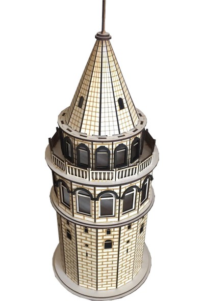 Lagom Galata Kulesi Beyaz Mdf Maket