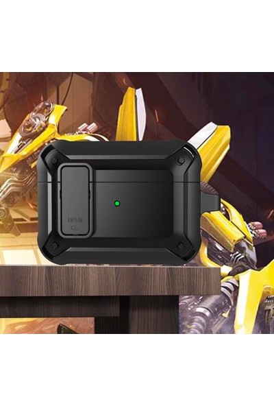 Ally Shockproof Darbe Emici Airpods Pro Kulaklık Kılıfı AL-34520