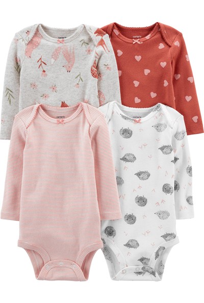Carter's Uzun Kollu 4'lü Body Set