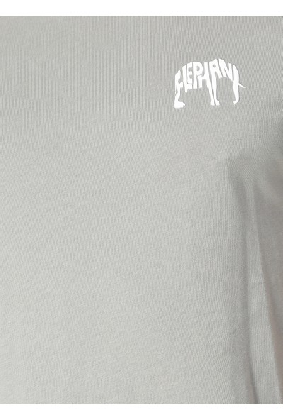 National Geographic Gri Bisiklet Yaka Erkek T-Shirt