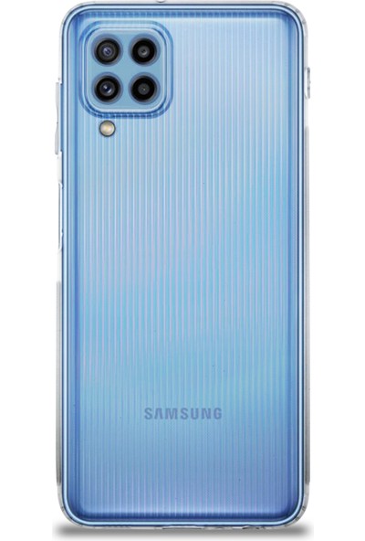 Case World Samsung Galaxy M32 Kamera Korumalı Şeffaf Kılıf