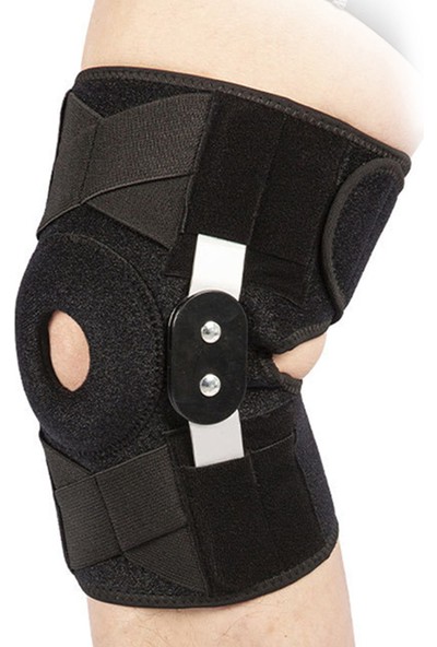 Gahome Spor Brace Ayarlanabilir Diz Bandı Yan Metal Sabitleyicili (Yurt Dışından)