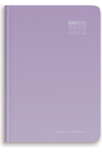 Gıpta 2022 Theday-Diary Lila Sert Kapak Ajanda Iplik Dikişli 13 x 21 cm 107-TPK