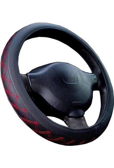Team Car Nakışlı Geçmeli Direksiyon Kılıfı 38 cm
