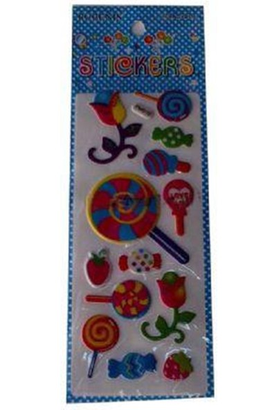 Rubenis Sticker Renkli Şeker,çiçek Figürlü Fms-16 Rubenis Sticker Renkli Şeker,çiçek Figürlü Fms-16