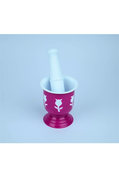 Asude Plastik Pembe Lale Desenli Havan Asude Plastik Pembe Lale Desenli Havan