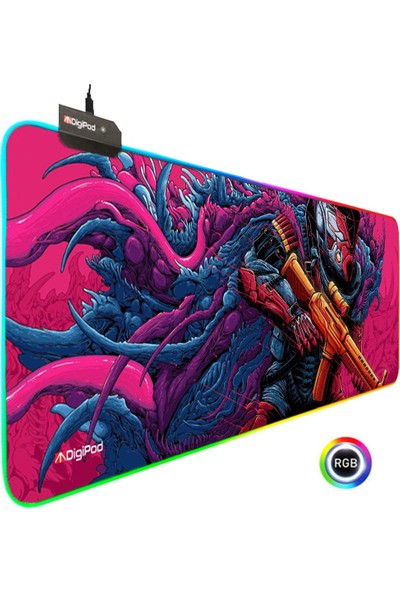Digipod RGB Gaming Oyuncu Mousepad 90X40 XXL Kaymaz Taban SOLDİER 4mm Kalınlık Digipod RGB Gaming Oyuncu Mousepad 90X40 XXL Kaymaz Taban SOLDİER 4mm Kalınlık