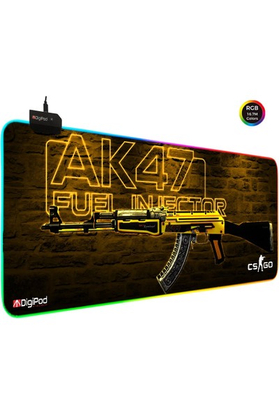 Digipod RGB Gaming Oyuncu Mousepad AK47 70 X 30 Kaymaz Taban 4mm Kalınlık Digipod RGB Gaming Oyuncu Mousepad AK47 70 X 30 Kaymaz Taban 4mm Kalınlık