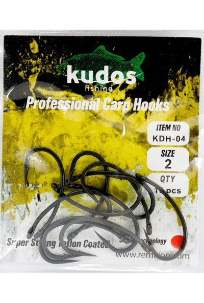 Kudos Kdh-04 Sazan Iğnesi (10 Adet) Kudos Kdh-04 Sazan Iğnesi (10 Adet)