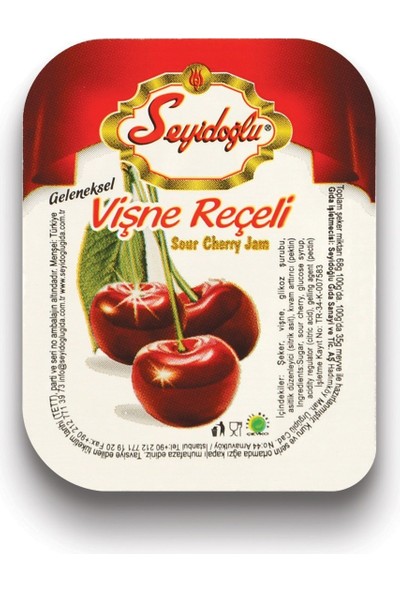 Seyidoğlu 15 gr Piknik Vişne Reçeli (100'lü)