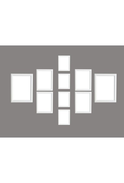 Overs Store Dekoratif Palet Çoklu Çerçeve Beyaz (Model 1) Overs Store Dekoratif Palet Çoklu Çerçeve Beyaz (Model 1)