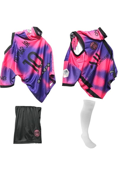 Mugees Neymar Erkek Çocuk Forması Paris Saınt Germain Tozluk Hediye Mor Mugees Neymar Erkek Çocuk Forması Paris Saınt Germain Tozluk Hediye Mor