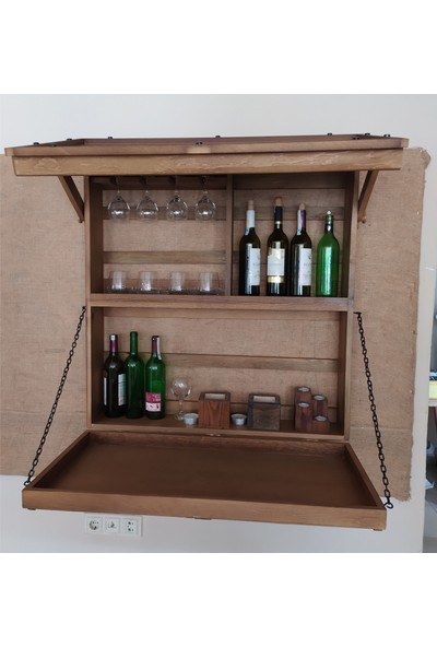 Alayza Ahşap Bar Şaraplık
