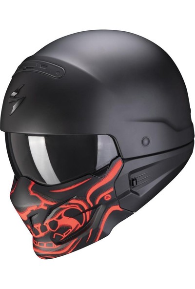 Scorpion Exo Combat Evo Samurai Moduler Motosiklet Kaskı (Mat Siyah Kırmızı) Scorpion Exo Combat Evo Samurai Moduler Motosiklet Kaskı (Mat Siyah Kırmızı)