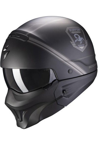 Scorpion Exo Combat Evo Unborn Moduler Motosiklet Kaskı (Mat Siyah Gümüş) Scorpion Exo Combat Evo Unborn Moduler Motosiklet Kaskı (Mat Siyah Gümüş)