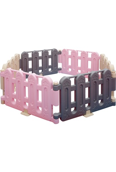King Kids Oyun Çiti Gri-Pembe-Krem King Kids Oyun Çiti Gri-Pembe-Krem