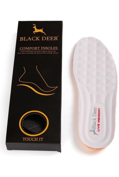 Black Deer Hyper Boost Technology Memory Live Beyaz Ayakkabı Iç Tabanlık Kadın Black Deer Hyper Boost Technology Memory Live Beyaz Ayakkabı Iç Tabanlık Kadın