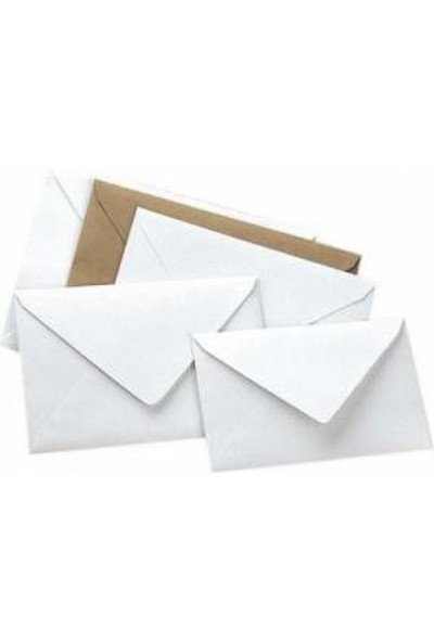 Oyal Beyaz Davetiye Zarfı 14X20 90 gr