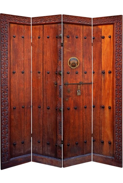 VeraStore Diamone Paravan 4 Kanatlı Oda Bölücü Çift Taraflı Kanvas Paravan VeraStore Diamone Paravan 4 Kanatlı Oda Bölücü Çift Taraflı Kanvas Paravan