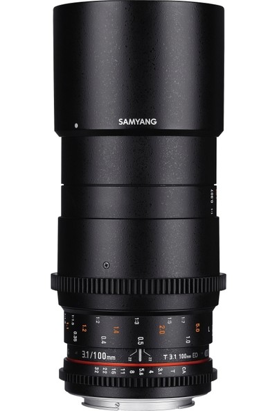 Samyang 100MM T3.1 Makro Video Lens Siyah