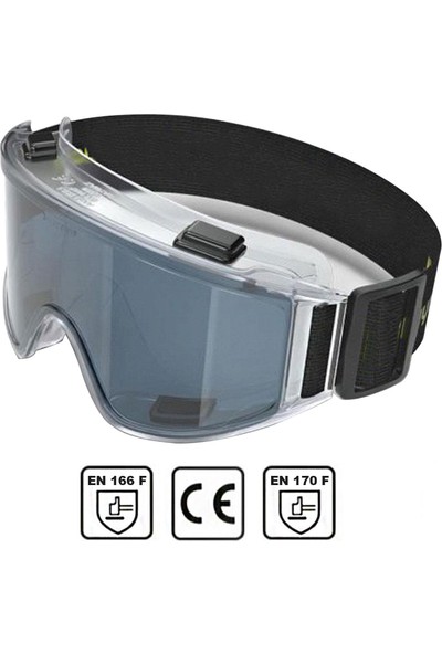 Badem10 Iş Güvenlik Gözlüğü Kaynak Koruyucu Gözlük S550 Füme