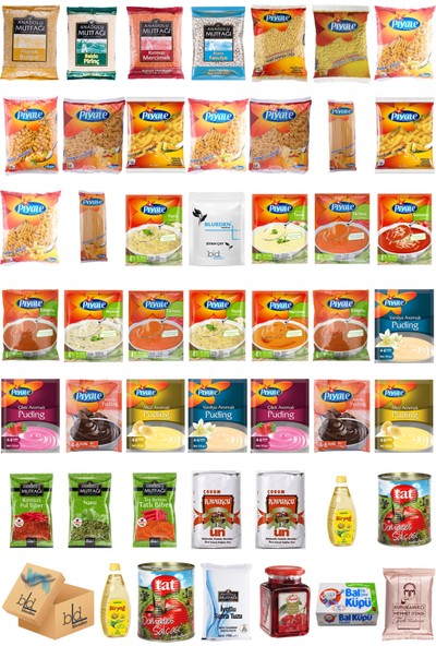 Blueden Ramazan Erzak Kumanya Yardım Gıda Paketi Paketi 48 Parça 141 Nolu Paket Blueden Ramazan Erzak Kumanya Yardım Gıda Paketi Paketi 48 Parça 141 Nolu Paket