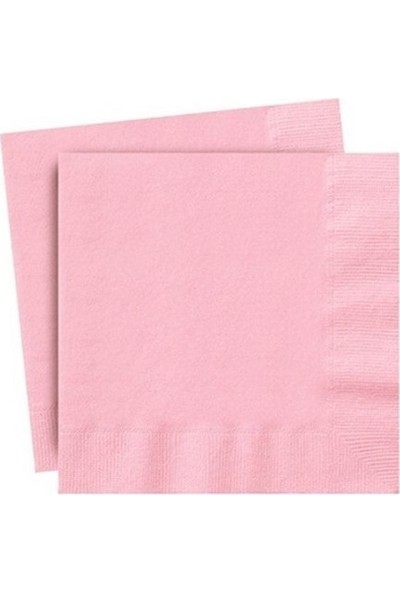 Sinerji Shop Pembe Renk Çift Katlı Kağıt Peçete 20'li Sinerji Shop Pembe Renk Çift Katlı Kağıt Peçete 20'li