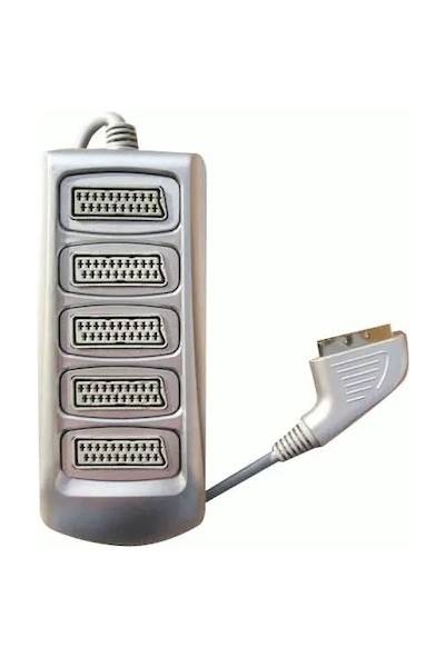 Oem Scart To 1/5 Scart 0.30 Mt. Altın Uçlu Çoğaltıcı Oem Scart To 1/5 Scart 0.30 Mt. Altın Uçlu Çoğaltıcı