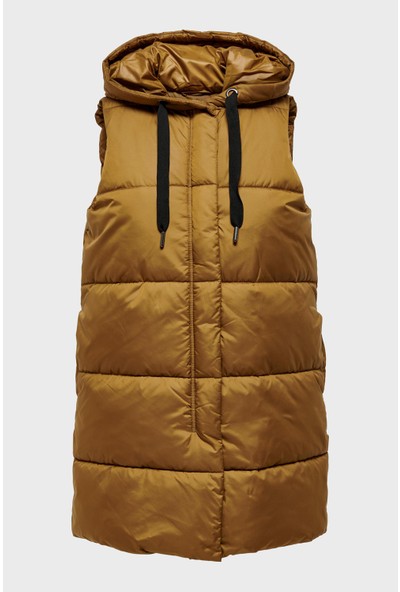 Only Onlnewasta Kapüşonlu Şişme Yelek Bayan Yelek 15230642