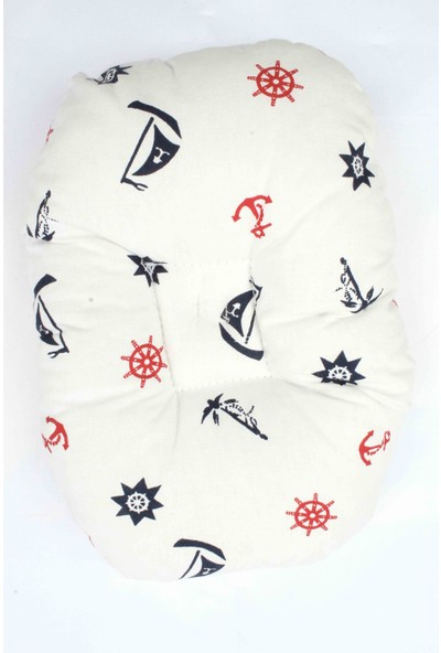 Sara Trend Baby Deniz Figürlü Bebek Emzirme Yastığı Kırmızı - Beyaz Sara Trend Baby Deniz Figürlü Bebek Emzirme Yastığı Kırmızı - Beyaz