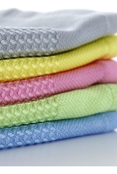 Silver Home Mikrofiber 42X68 Dekoratif 5li Cam Temizlik Bezi - Renkli Silver Home Mikrofiber 42X68 Dekoratif 5li Cam Temizlik Bezi - Renkli