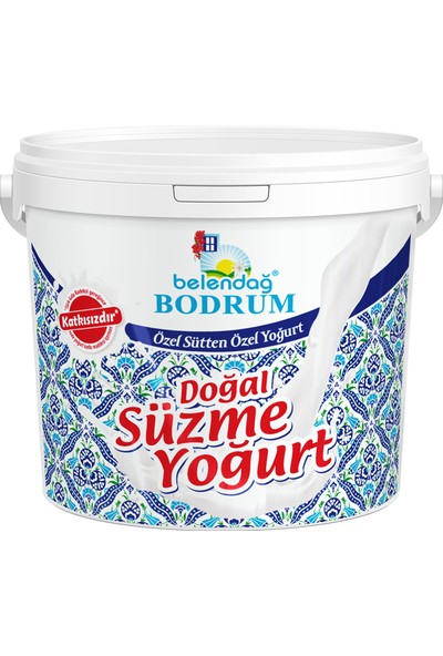 Belendağ Bodrum Doğal Süzme Yoğurt 3 kg Belendağ Bodrum Doğal Süzme Yoğurt 3 kg