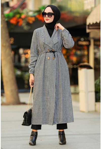 Neva Style - Pötikare Ekru Tesettür Kap 5580E Neva Style - Pötikare Ekru Tesettür Kap 5580E