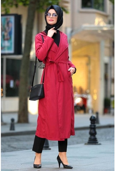 Nayla Colelction - Bordo Tesettür Kap 51020BR